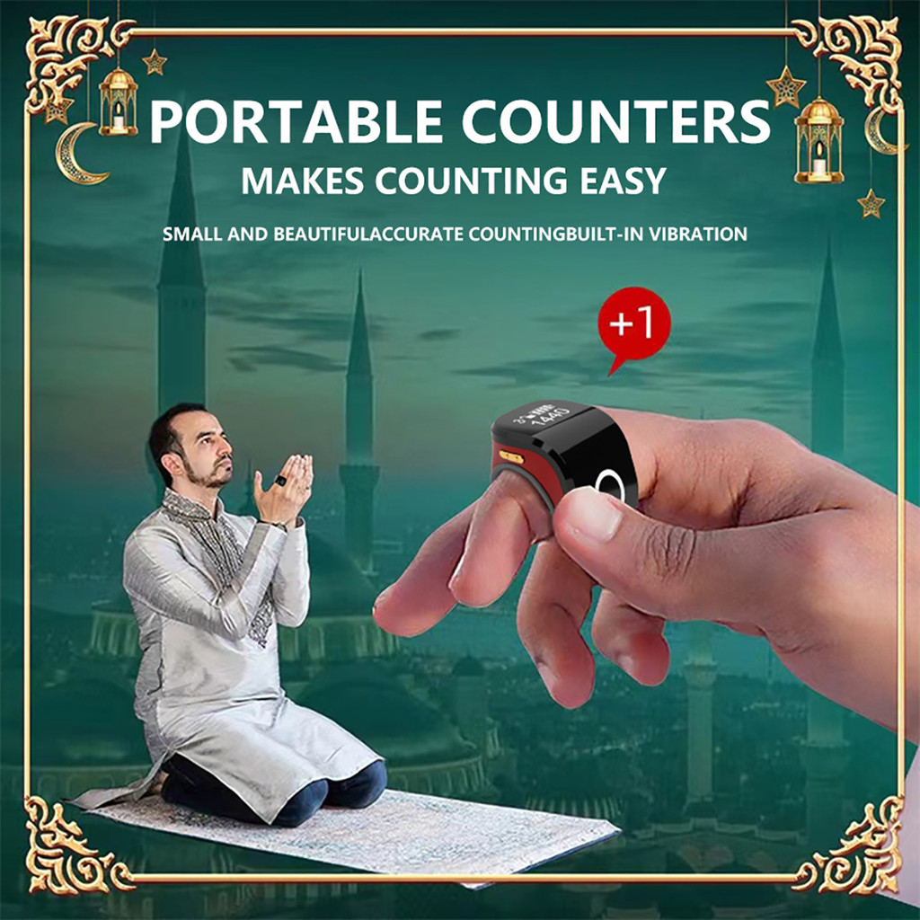 Finger Ring Hand Tally Counter Electronic Ring Touch counter Digital ...