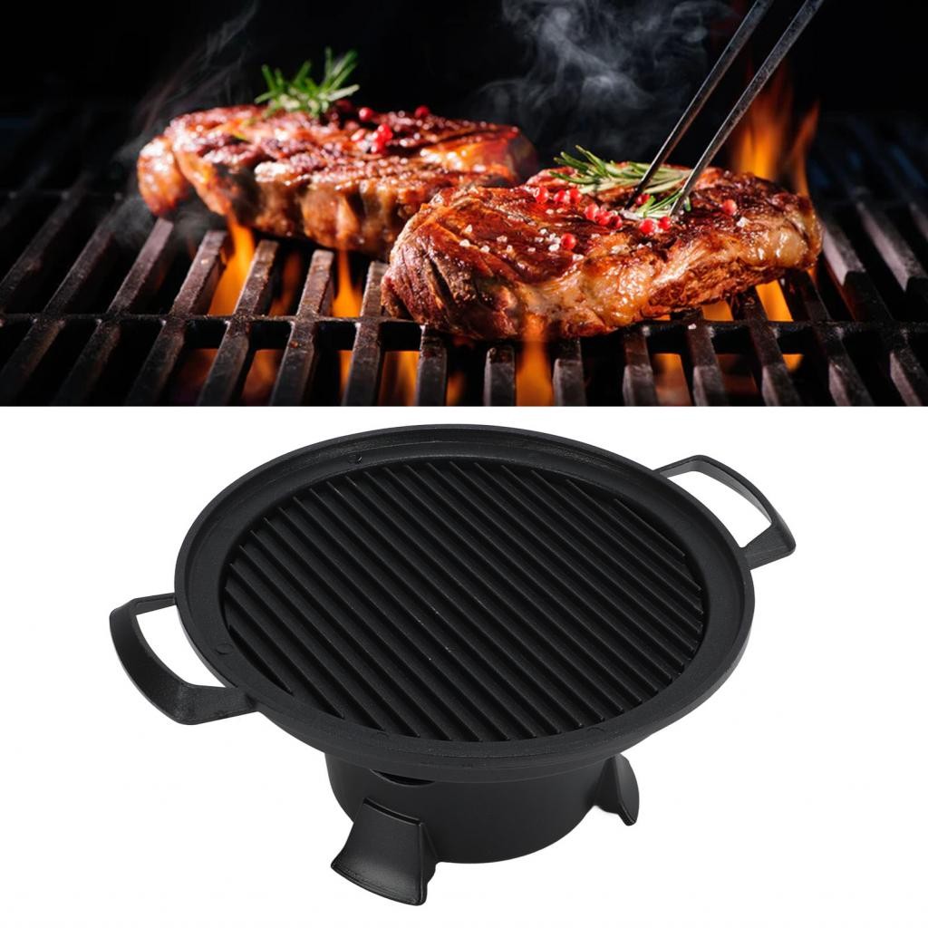 Soxii Cast Iron Hibachi Grill Nonstick Die Aluminum Japanese Tabletop ...