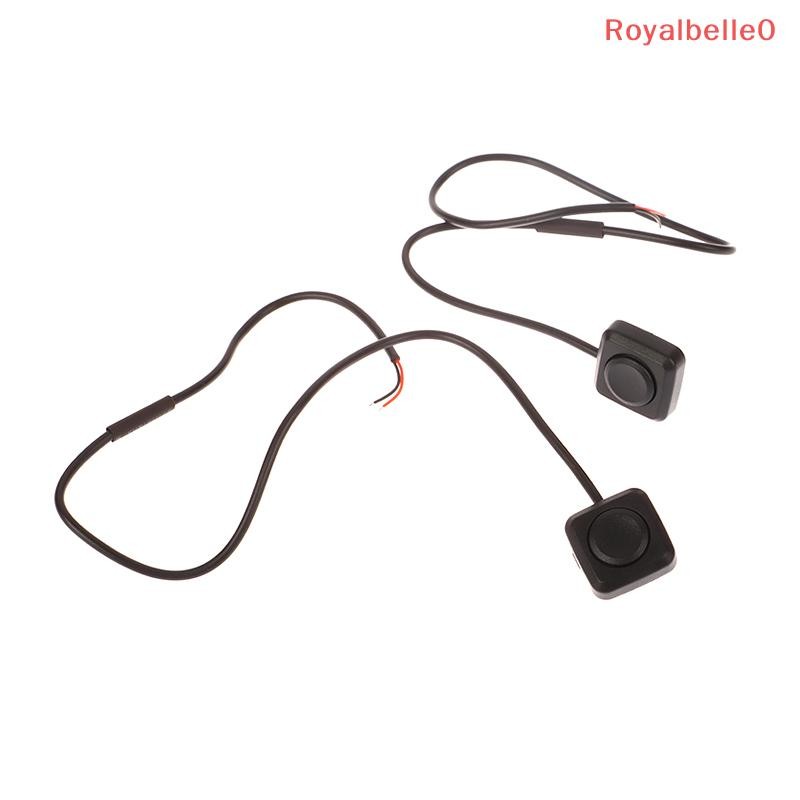 {Royalbelle0} 1Pc Momentary Push Button On Off Switch Black Plastic 12V ...