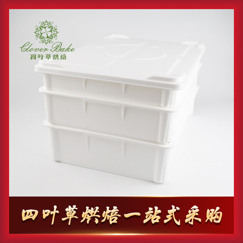 Semanggi Empat Daun Putih Tebal Pemindahan Makanan Kotak Pemindahan ...