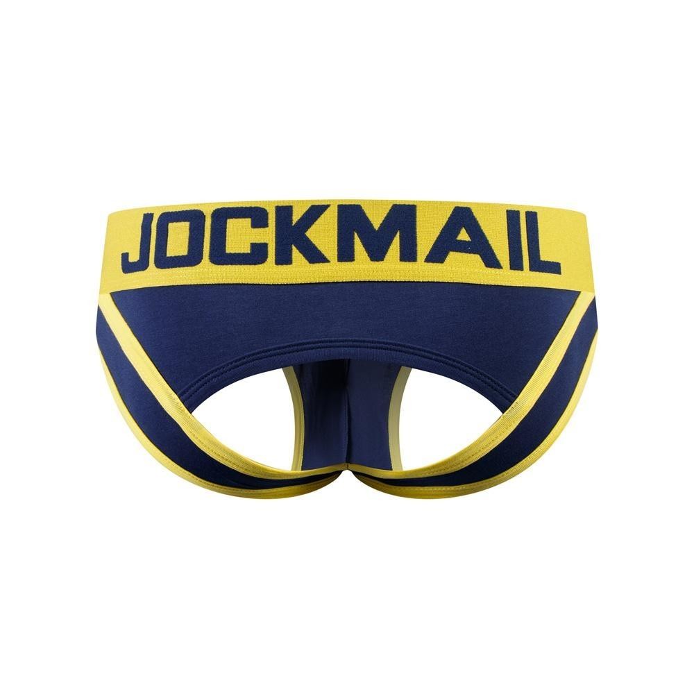 JOCKMAIL Men's Cotton Jockstraps Underwear Low Waist U Bag Sexy Boxer ...