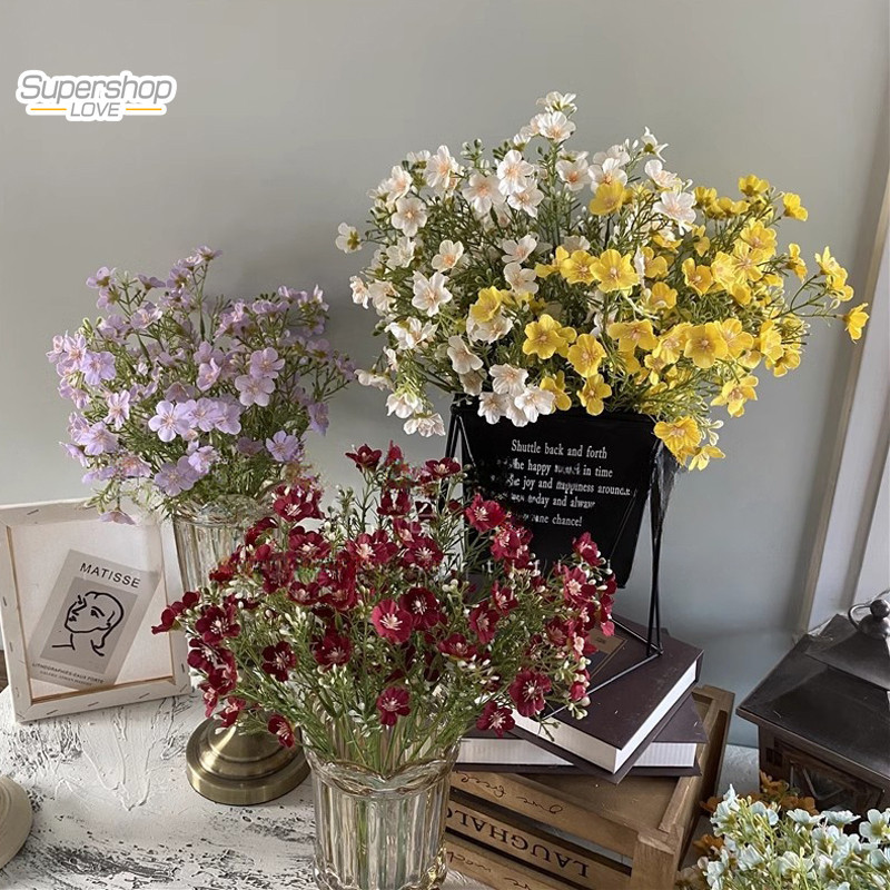 Simple Artificial Starry Sky Candy Color Fake Flower Branch Fashion ...