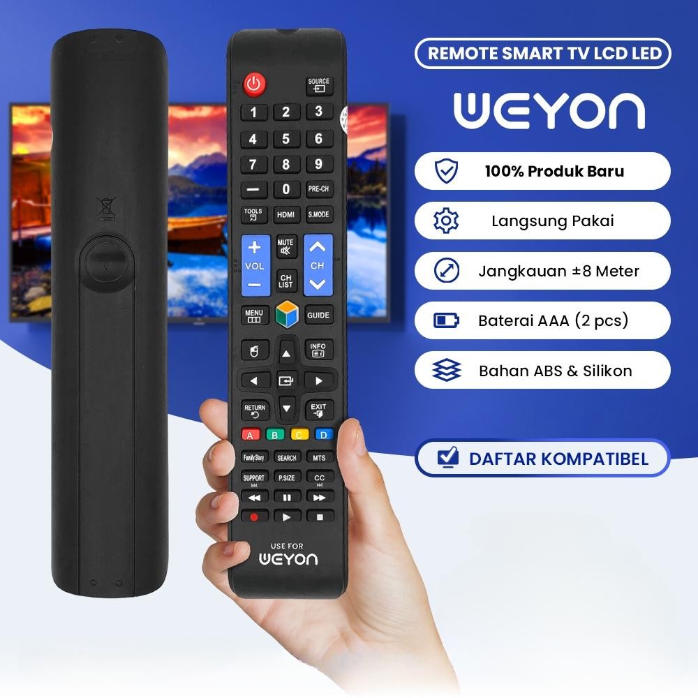 Weyon TV Remote Control Weyon LED Flat Panel TV Digital Smart TV Remote ...