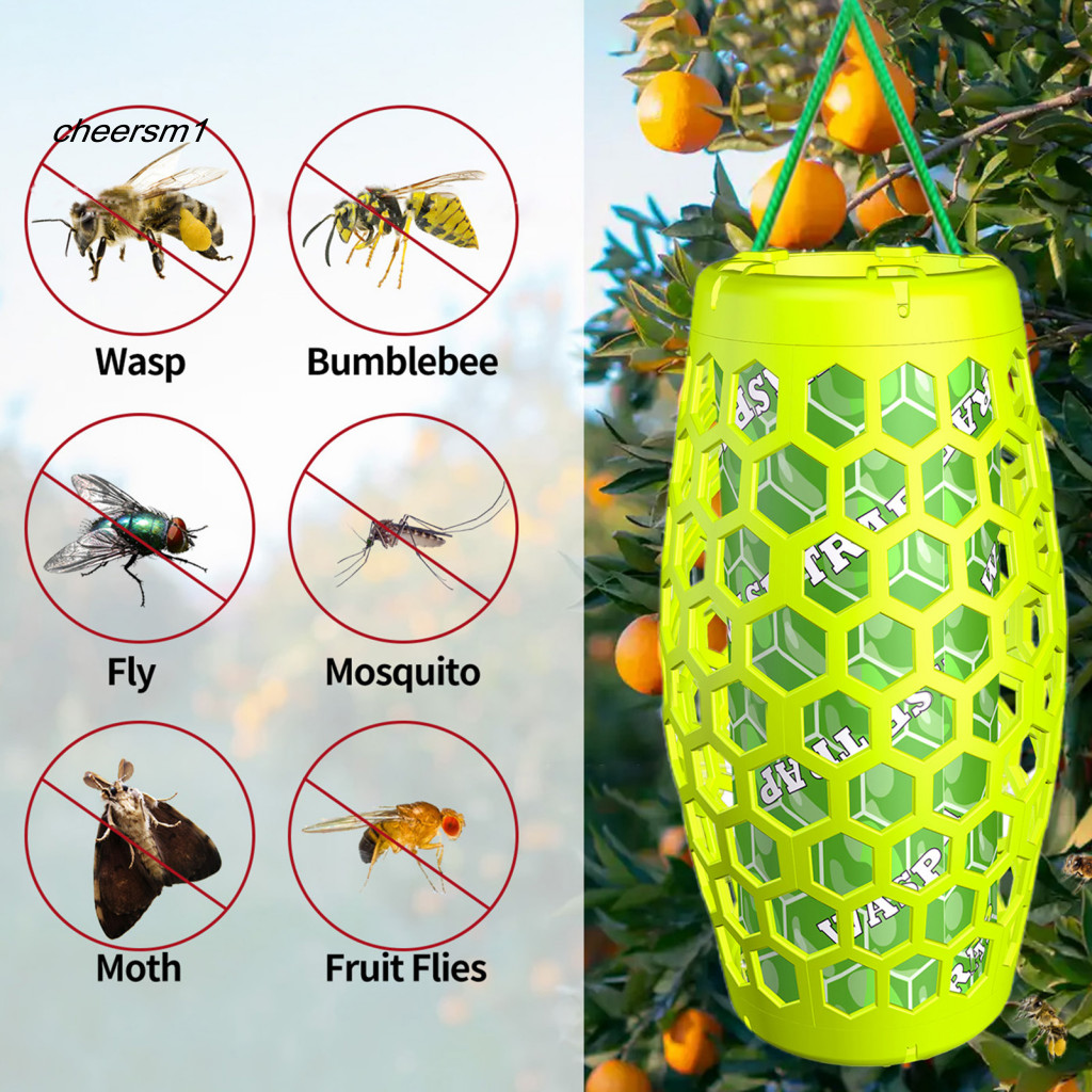 [CS] Insect Sticky Trap Non-toxic Wasp Trap Effective Outdoor Wasp Trap ...