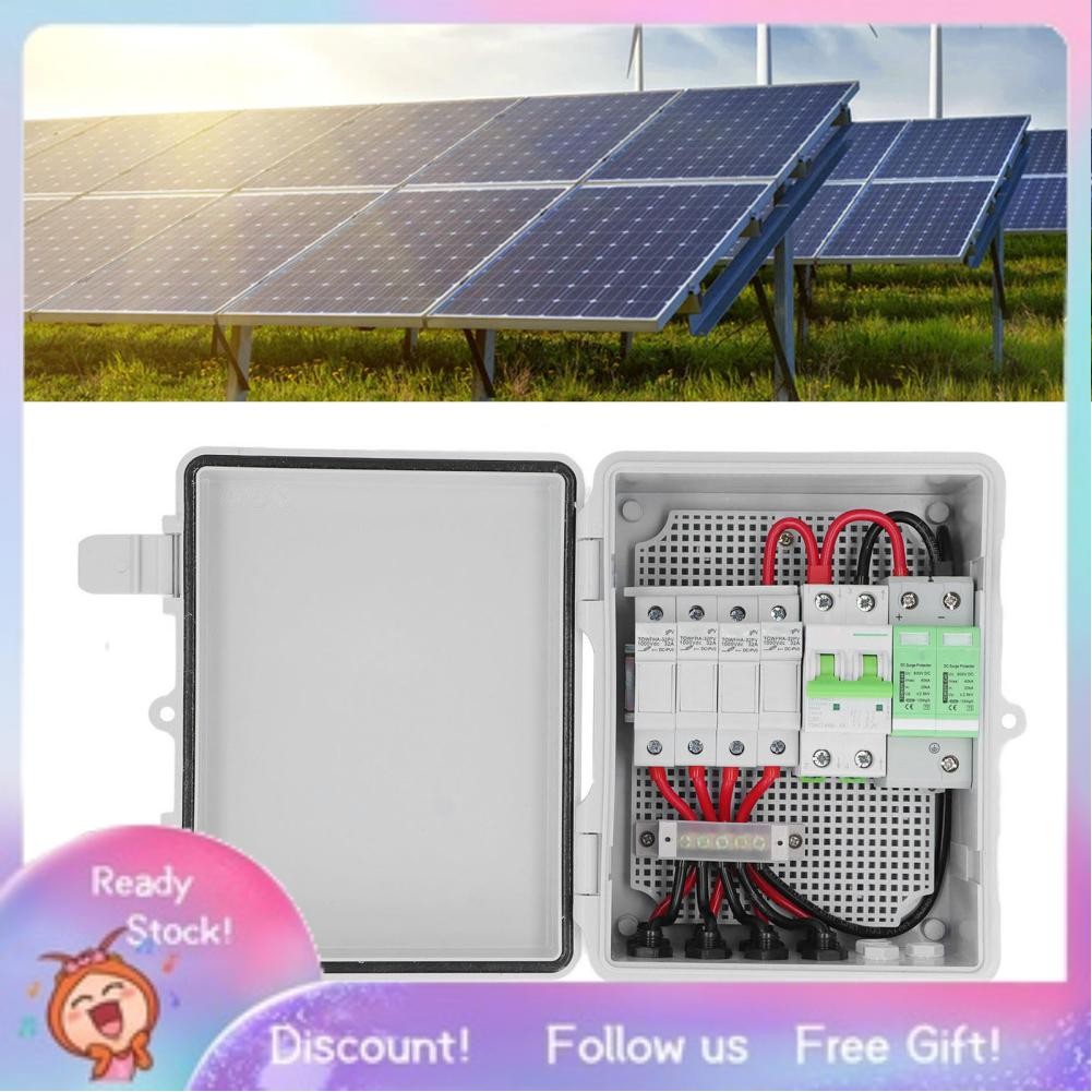 Ujewndju Yosoo Solar Combiner Box Circuit Breakers Connector Off Grid ...
