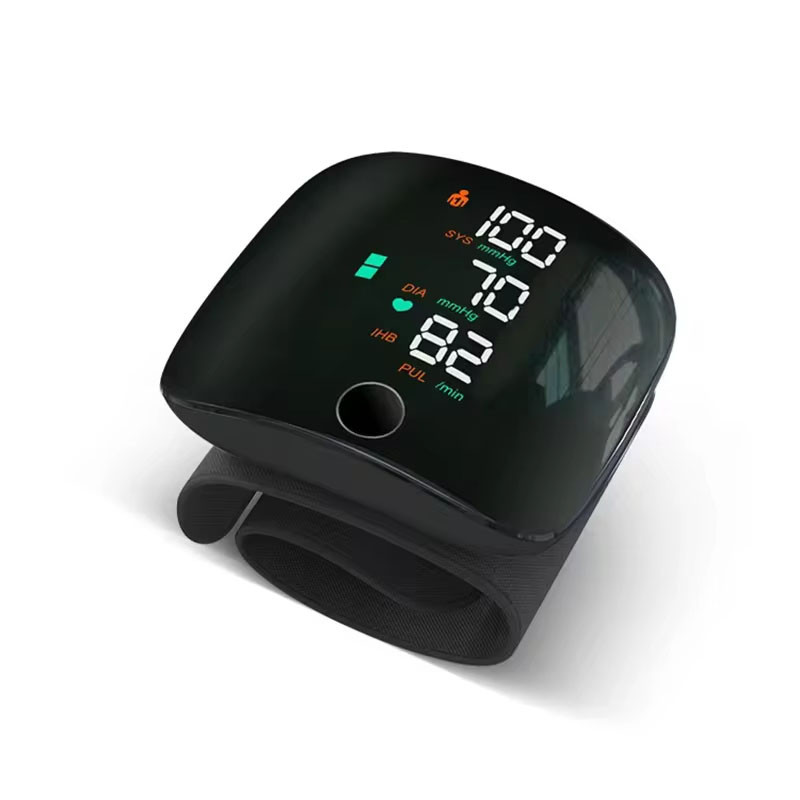 LED Rechargeable Touch Wrist Blood Pressure Meter Electronic Blood ...
