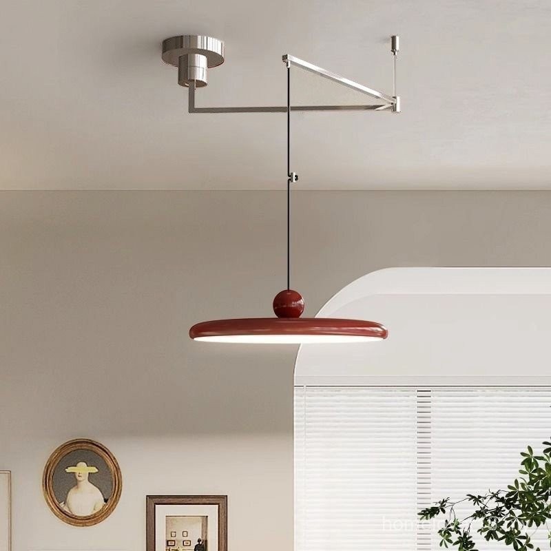 Nordic adjustable rotating pendant light minimalist modern dining light ...