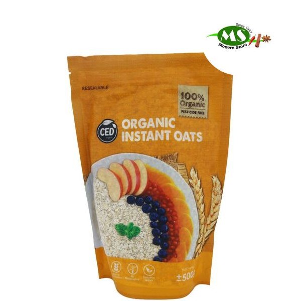 Ced Organic Instant Rolled Oat 500g | Shopee Malaysia