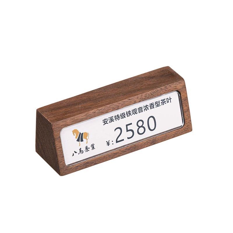 Solid Wood Price Tag Table Card Price Tag Display Stand Price Tag Price ...