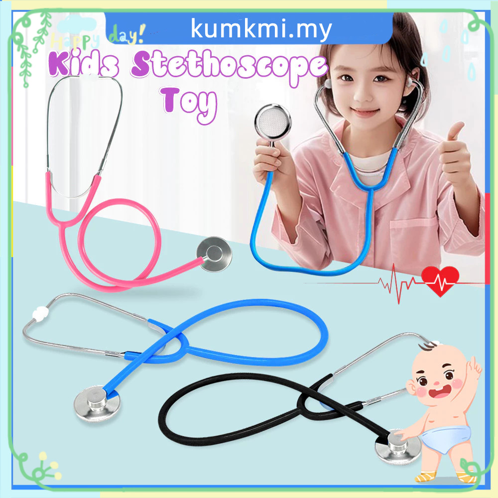 Nurse Health Medical Single Head Stethoscope Kids Role Play Pretend Toy ...
