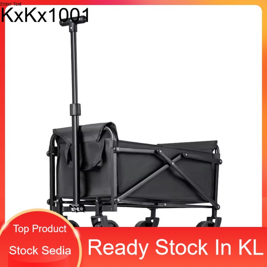 300L Outdoor Wagon Trolley Camping Trolley foldable Cart Tool truck ...