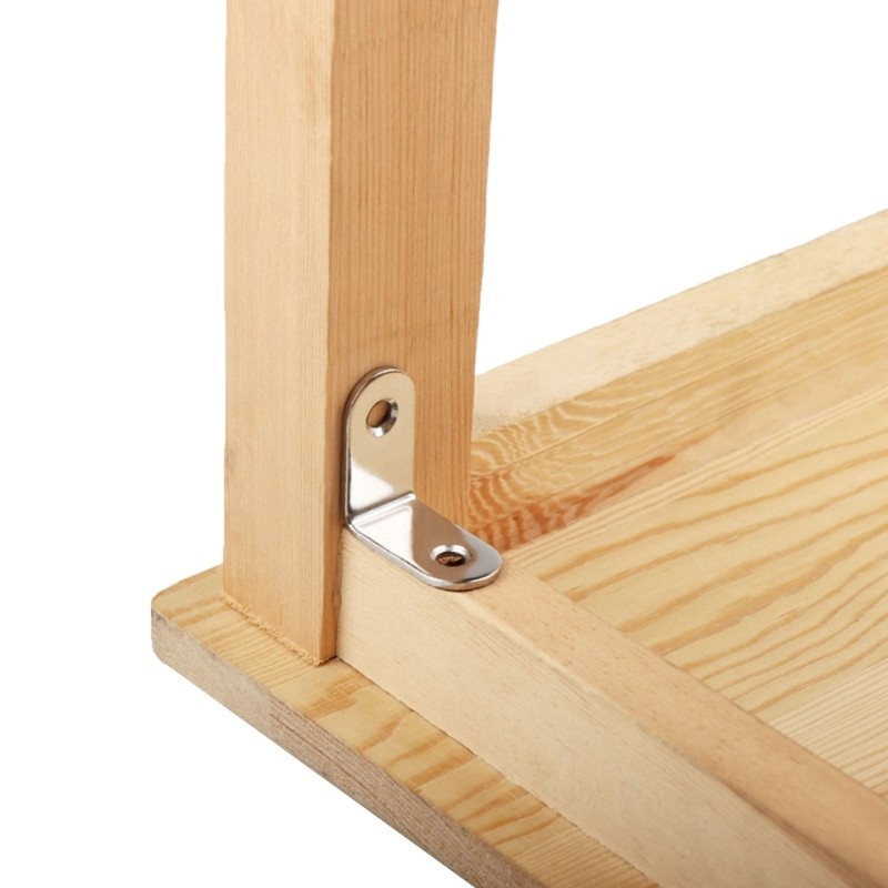 HL 20pcs Small L shaped Corner Supports Secure Stable Metal Connectors ...