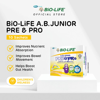 Bio-Life A.B. Junior Pre & Pro Prebiotic & Probiotics 2.3g Powder ...