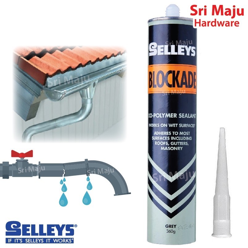 MAJU Selleys Blockade Co Polymer Sealant 360g Neutral Silicone Seal ...