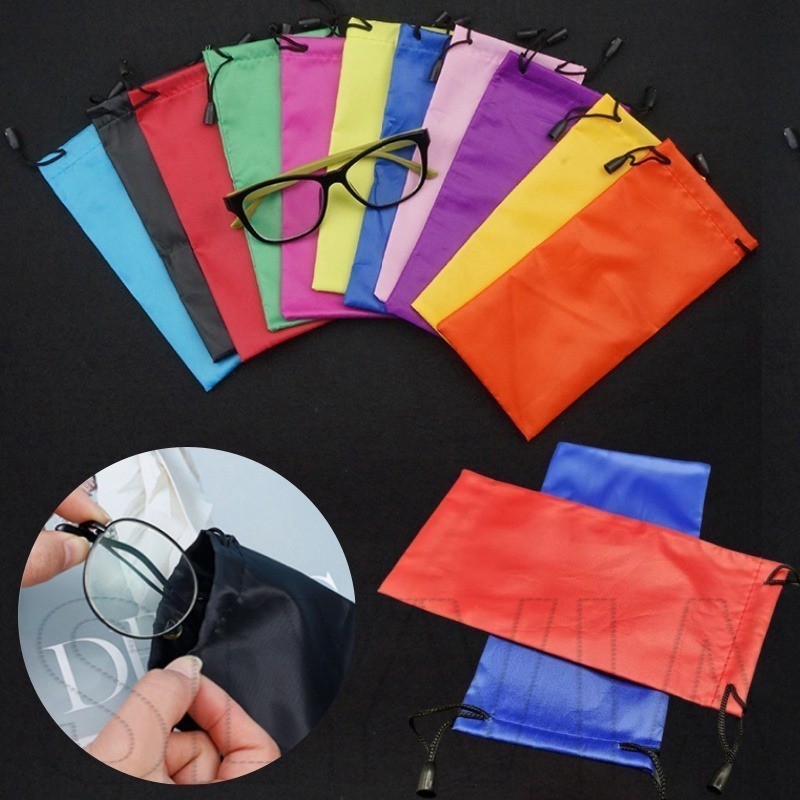 SFSE - Random Color Pouch Glasses With Drawstring - Portable, Dustproof ...