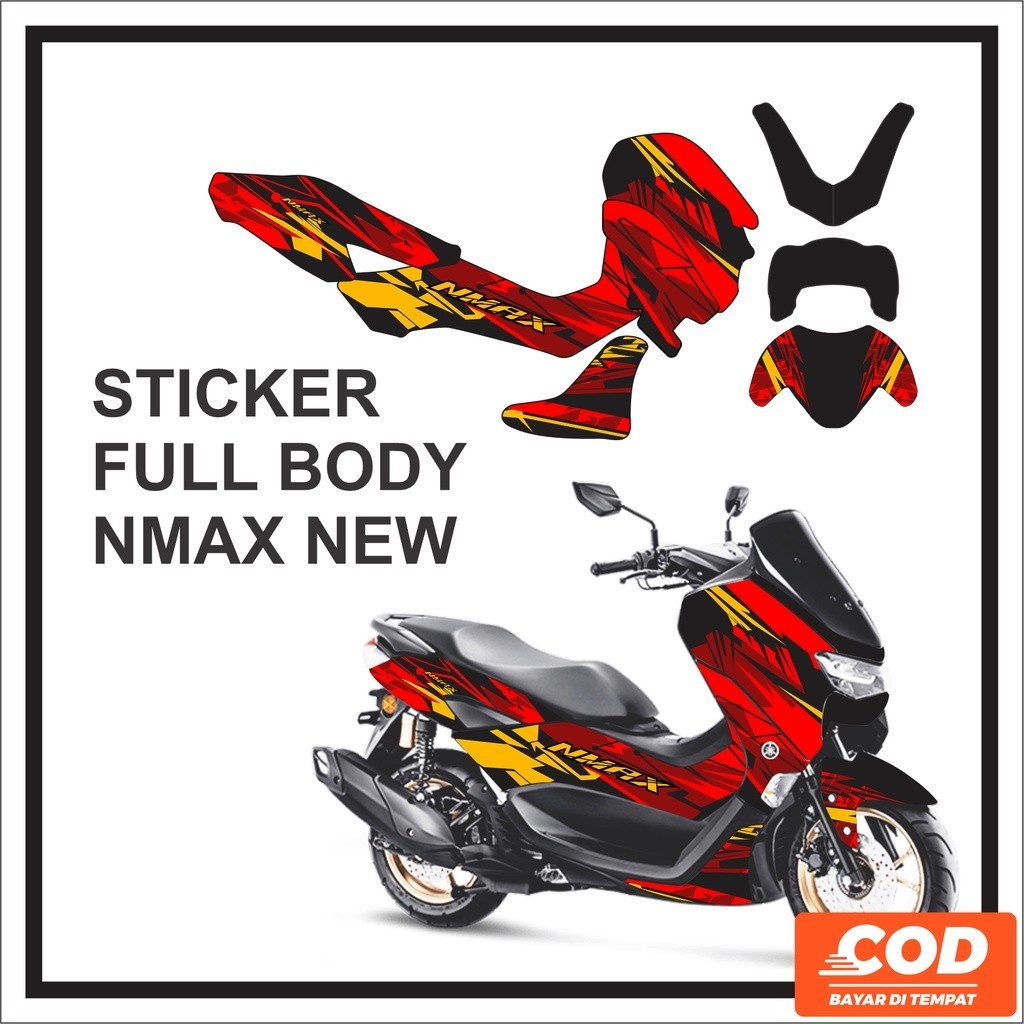 Yamaha NMAX NEW Fullbody Motorcycle Stickers Can Request Motifs And ...