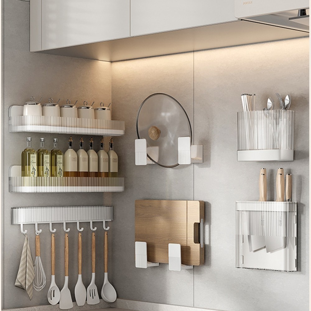 Declutter Your Kitchen Countertop with Our Wall Mounted Pot Lid Holder ...