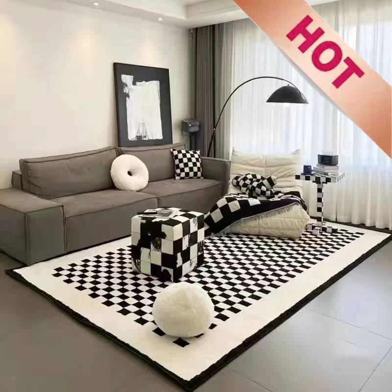 carpet murah tikar getah Stail Perancis Permaidani Ruang Tamu Wabi-Sabi ...