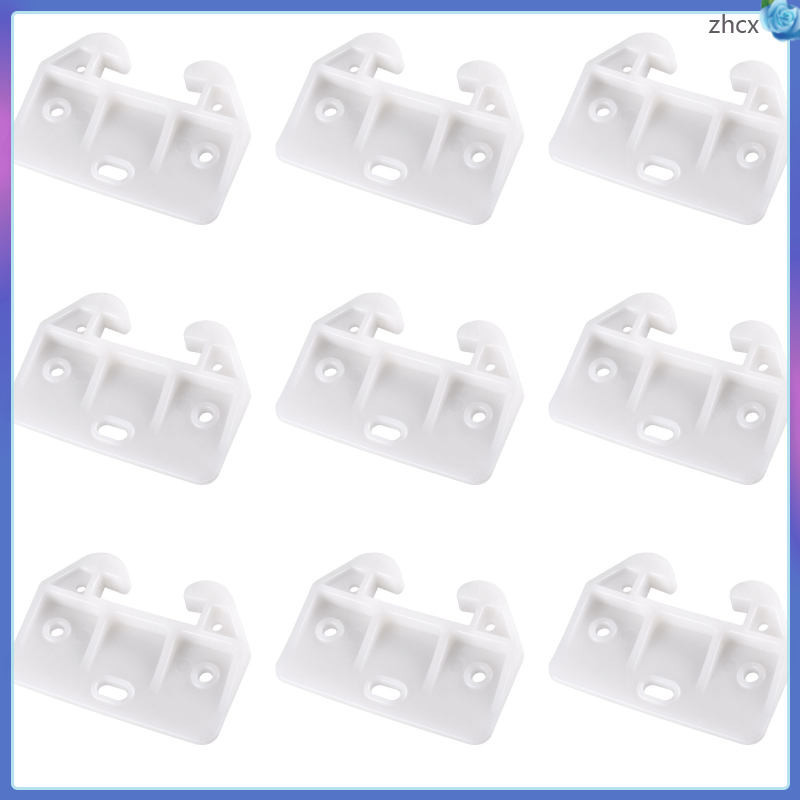 10 Pcs Dresser Drawers Guides Track Plastic Rail Dressing Table ...