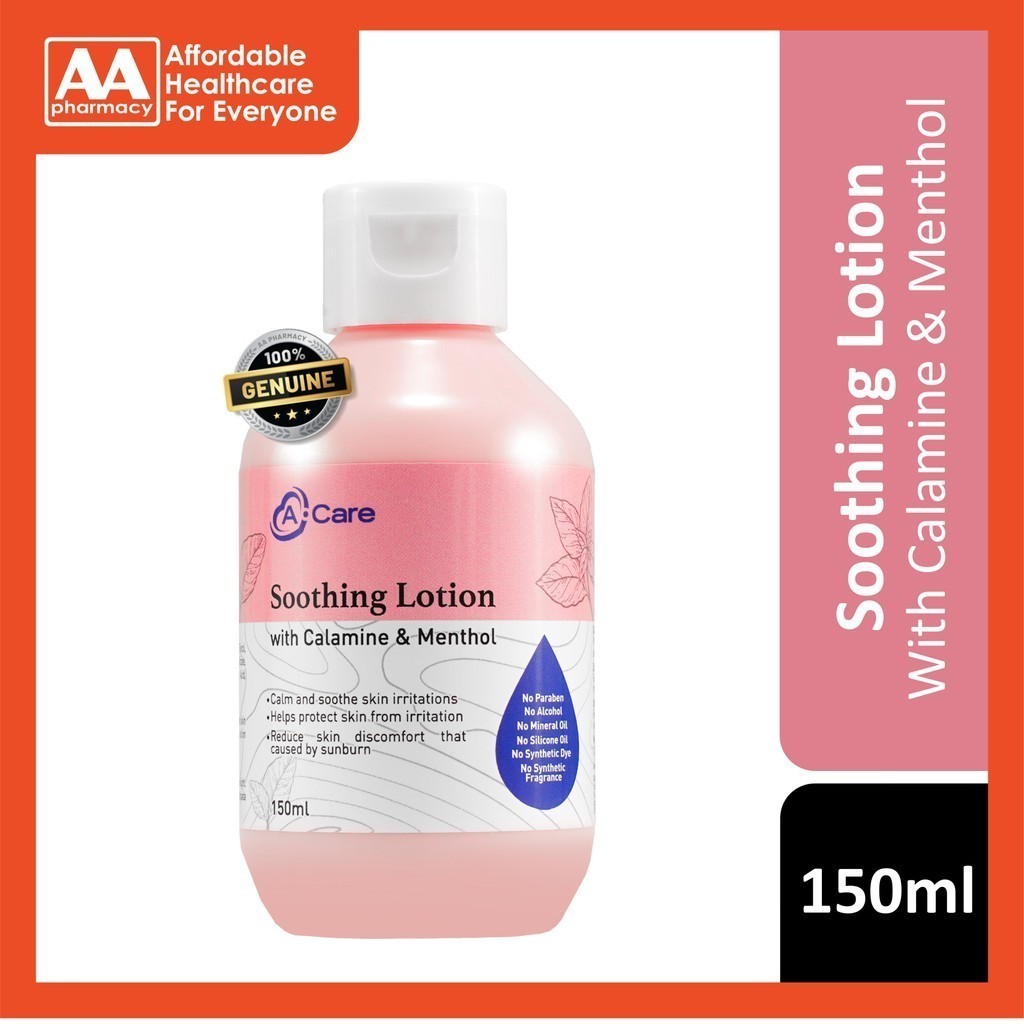A-Care Soothing Lotion With Calamine & Menthol 150mL | Shopee Malaysia