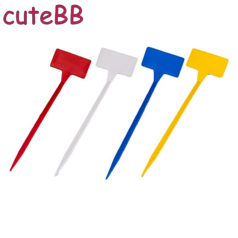 ⭐CuteBB⭐Matte Finish Plant Tags Set of 10 Upturned Plastic Labels for ...