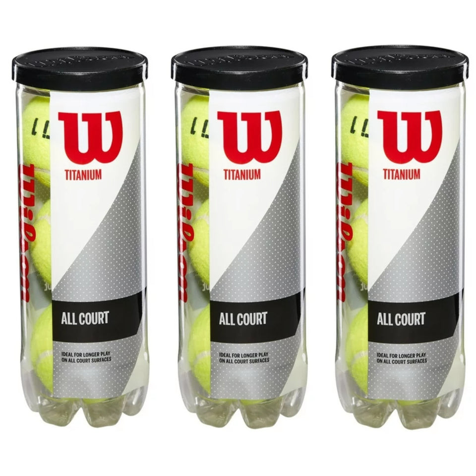 Wilson Titanium Tennis Ball 3 Tube Bundle Total 9 Balls | Shopee Malaysia