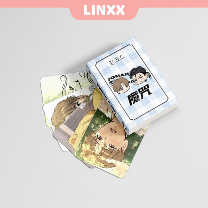 LINXX 55 Pcs JINX Jaekyung Joo Holographic Laser Card Kpop Photocards ...