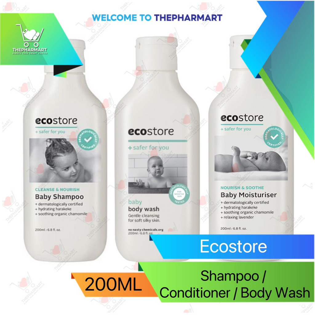 Ecostore Baby Shampoo Ecostore Baby Body Wash Ecostore Baby Moisturizer ...