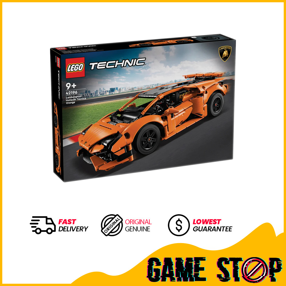 LEGO Technic 42196 Lamborghini Huracan Tecnica Orange | Shopee Malaysia