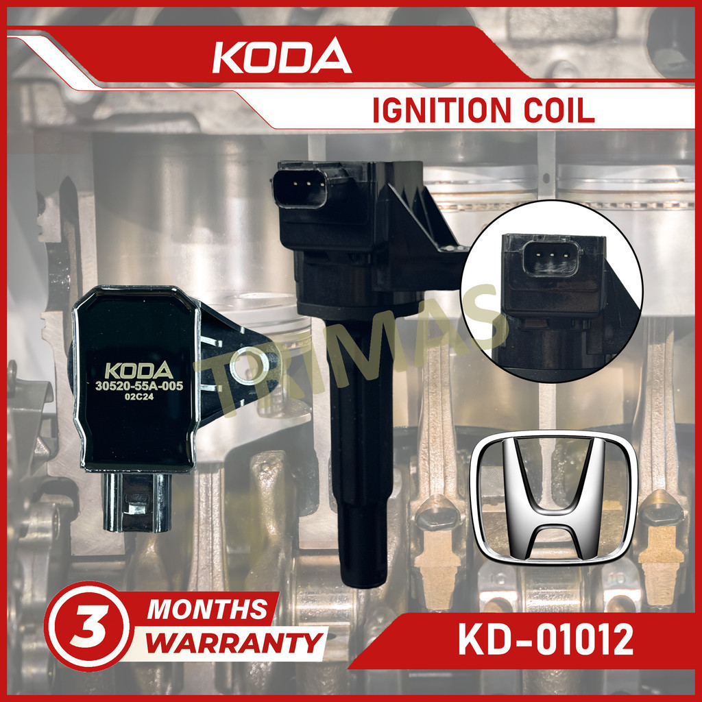 KODA Ignition Coil Plug Honda City GM6 T9A 1.5 Engine L15 i-VTEC 2014 ...