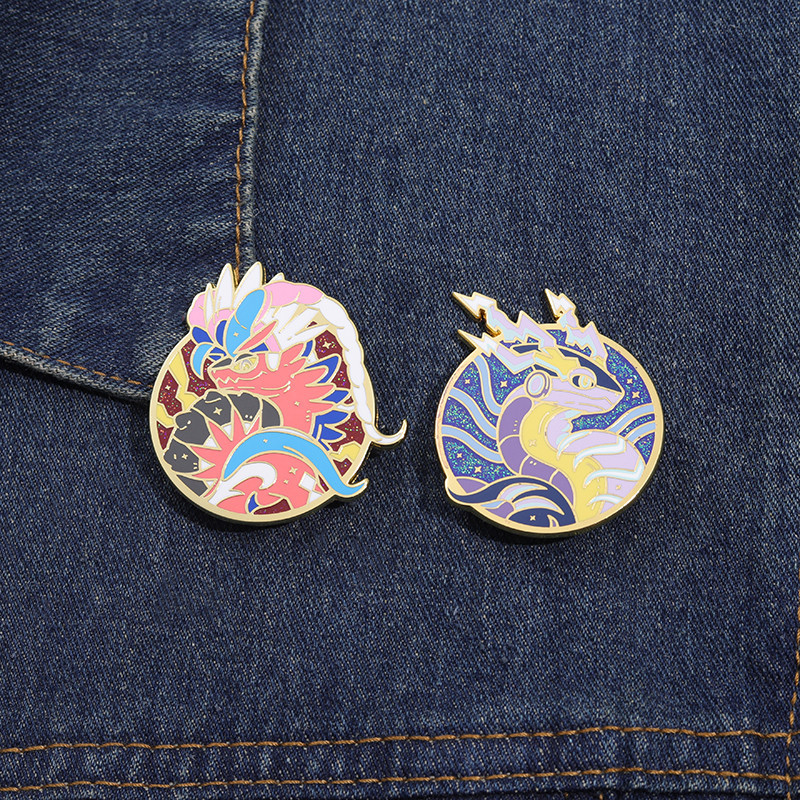 Pokemon Zhuzi Beast Enamel Brooch Pokemon Gulerton Millerton Cartoon ...