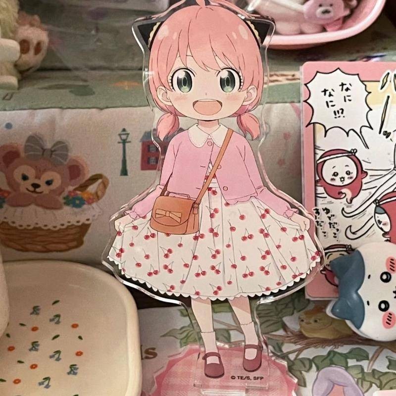 Anime Spy x Family Anya Acrylic Stand Fashion Show Adorable Desktop ...