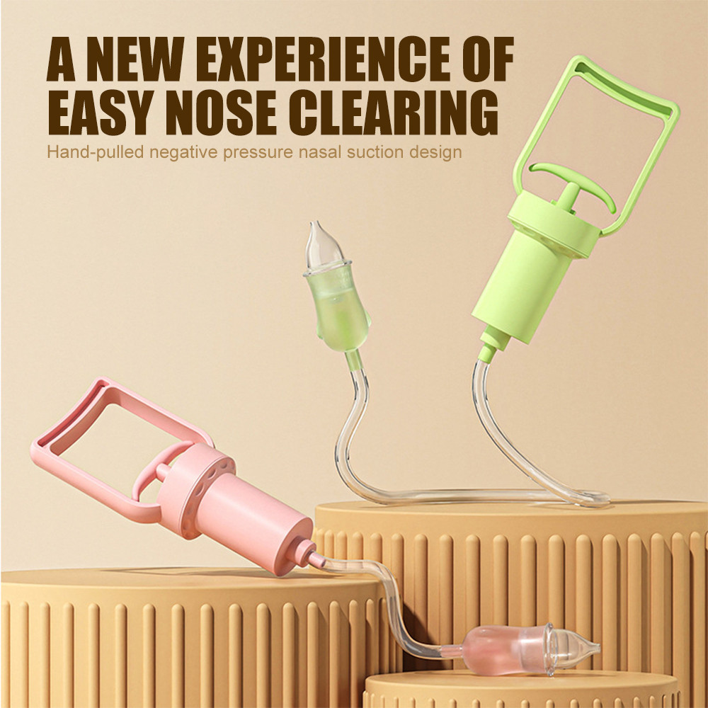 Infants and young children hand-pulled negative pressure nasal suction ...