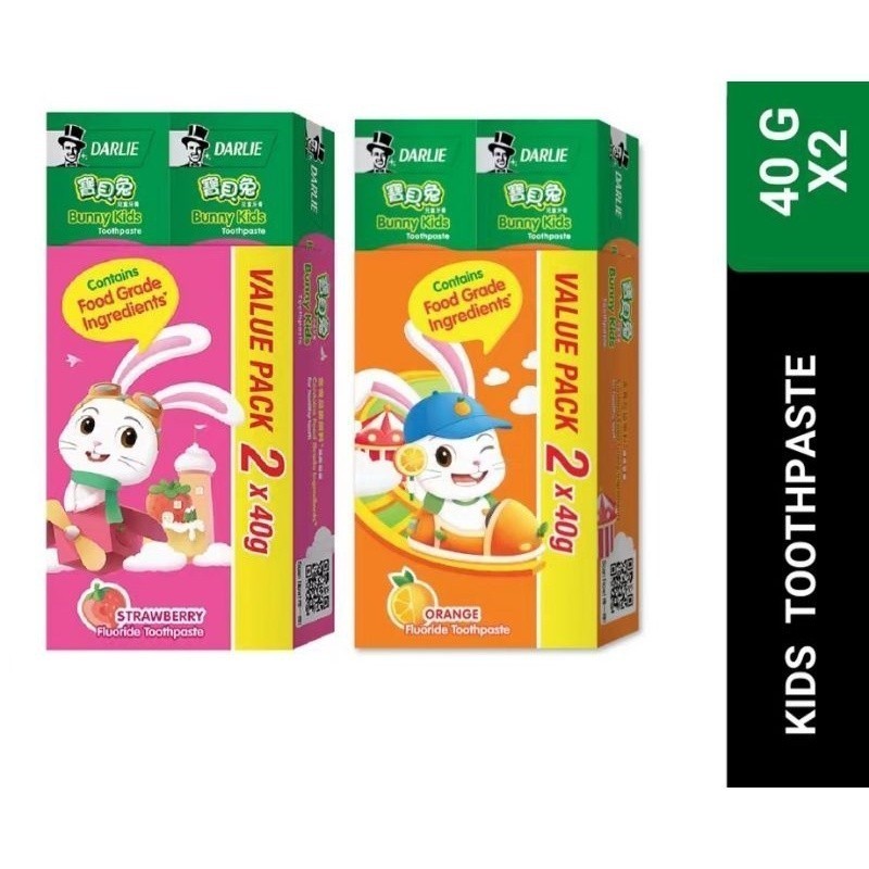 DARLIE TOOTHPASTE KIDS 40GX2 VALUE PACK | Shopee Malaysia