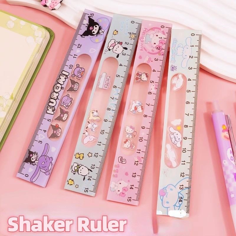 2024 New Sanrio Bookmark Rulers Kuromi Pochacco Cinnamoroll Anime ...