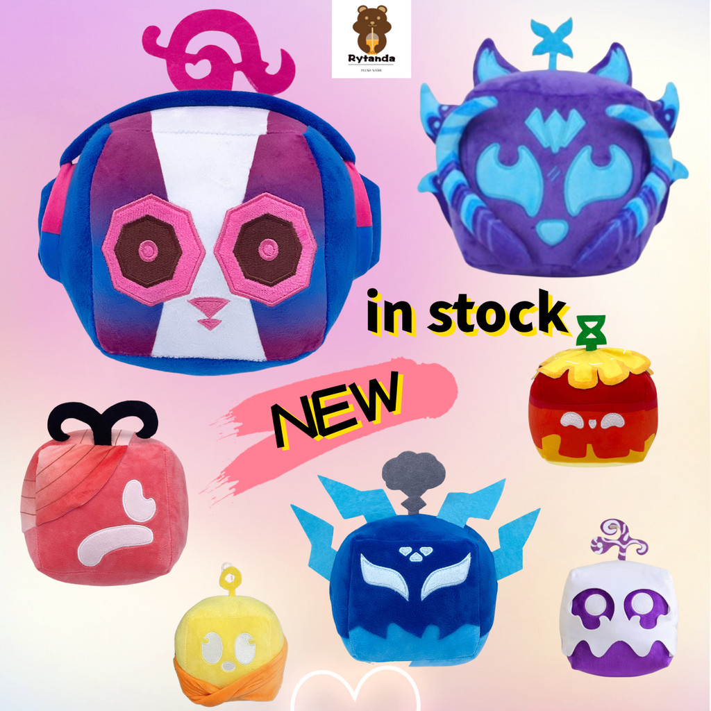 Fast Shipping Blox Fruits Anime Game Plush Toy New Fruit Fox Monkey Box ...