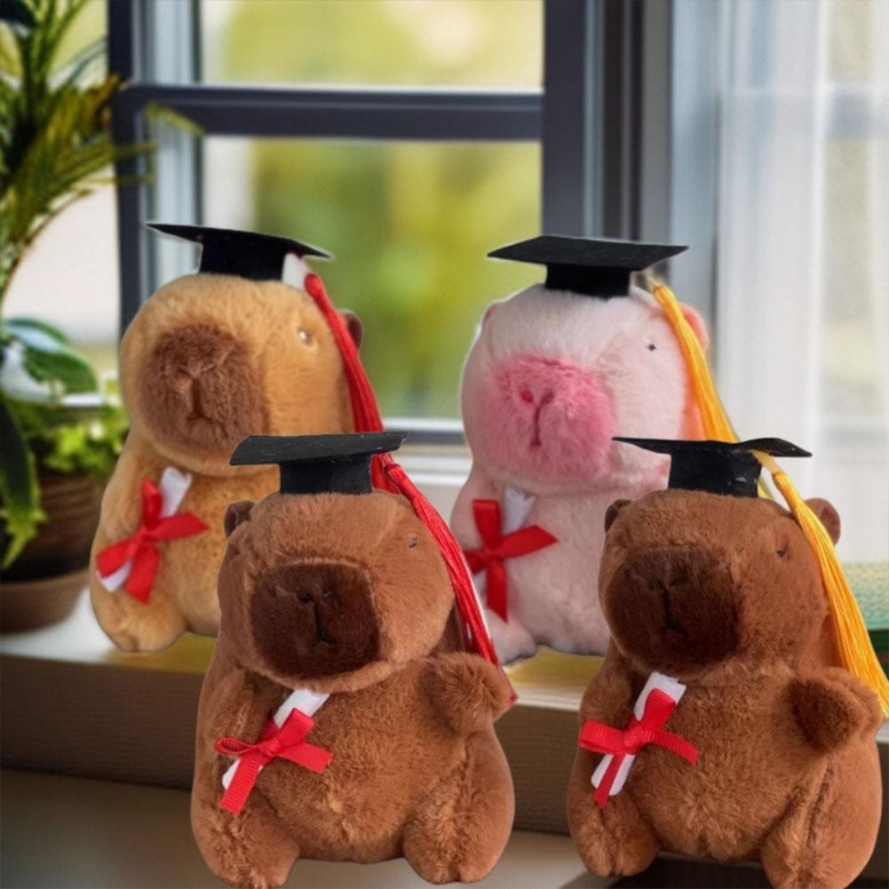 Capybaras Plush Toys Doctor Hat Capybara Cartoon Plush Toy Plush Toy ...