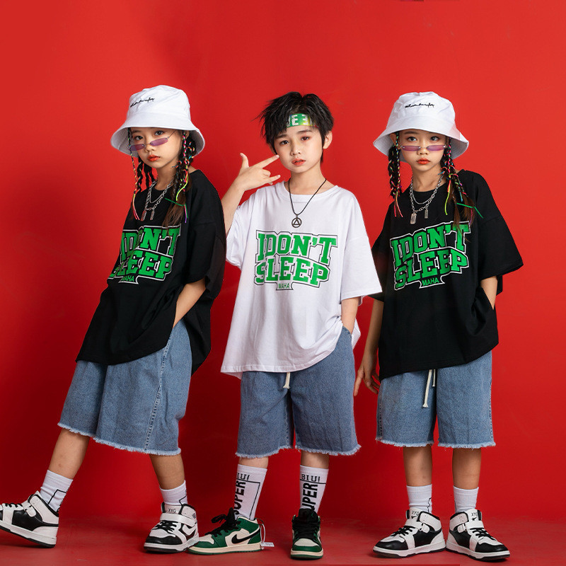 Street Dance Children's Trendy Clothes Boys Hip-Hop Suits Cool hiphop ...