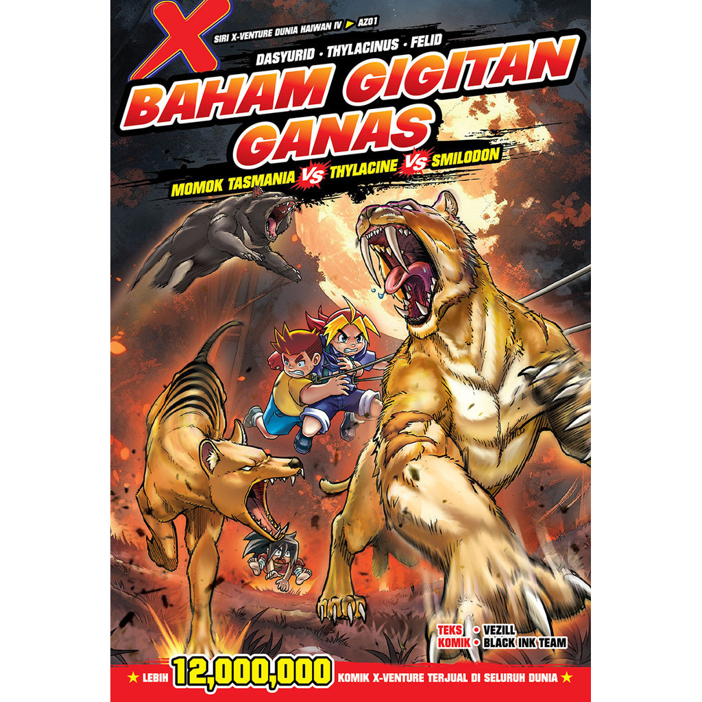 Siri X-VENTURE Dunia Haiwan IV 01: Baham Gigitan Ganas: Momok Tasmania ...