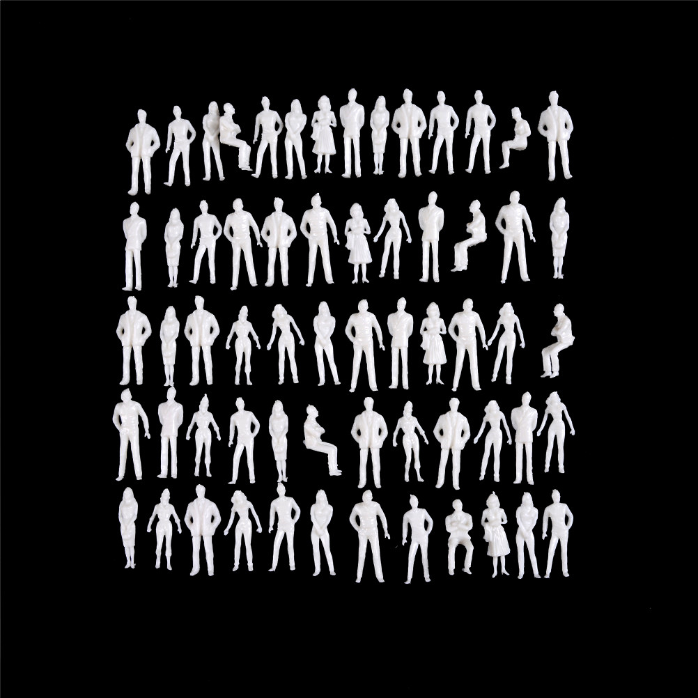 Mangobig 10 PCS 1:50 scale model human scale HO model ABS plastic ...