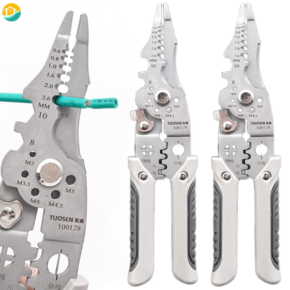 Practical Multi-Function Professional Wire Stripper Pliers Wire Crimper Cutter Tools Electrician ...