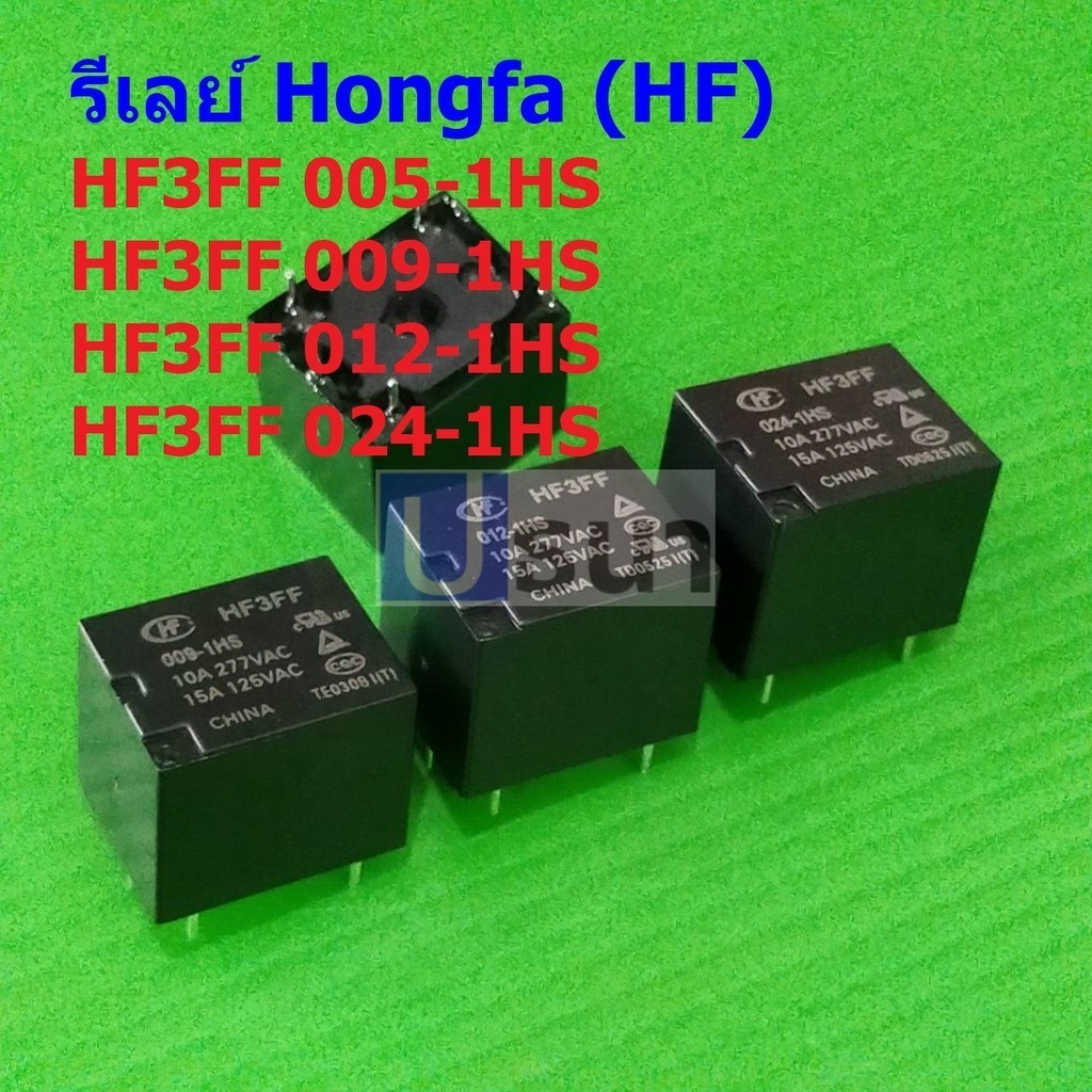 HF Hongfa Relay Genuine Coil 5VDC 9VDC 12VDC 24VDC 4pin HF3FF 005-1HS 012-1HS 024-1HS HF3FF 4P ...