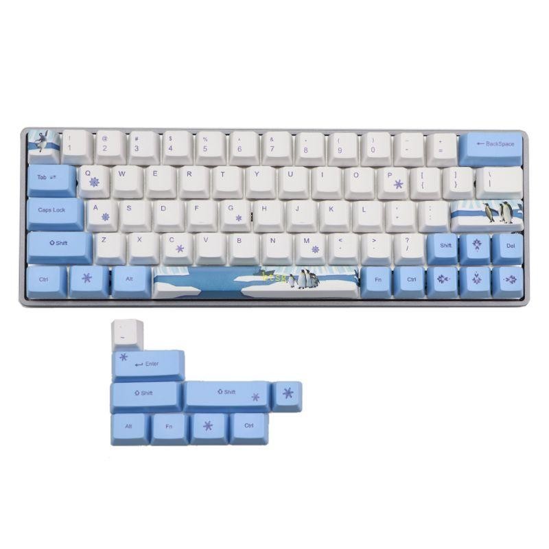 BT Ergonomic Keycaps OEM Height PBT Keycap Set For Mechanical Keyboards ...