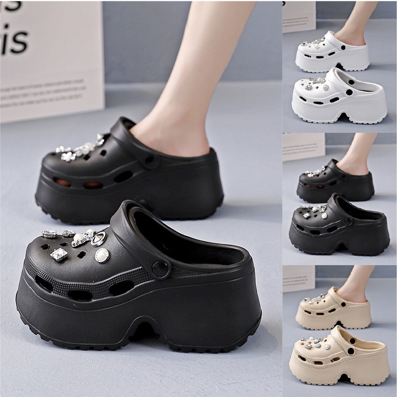 Building Heel Heeled Shoes 8cm High Use Eva Material Soft Rubber Soles ...