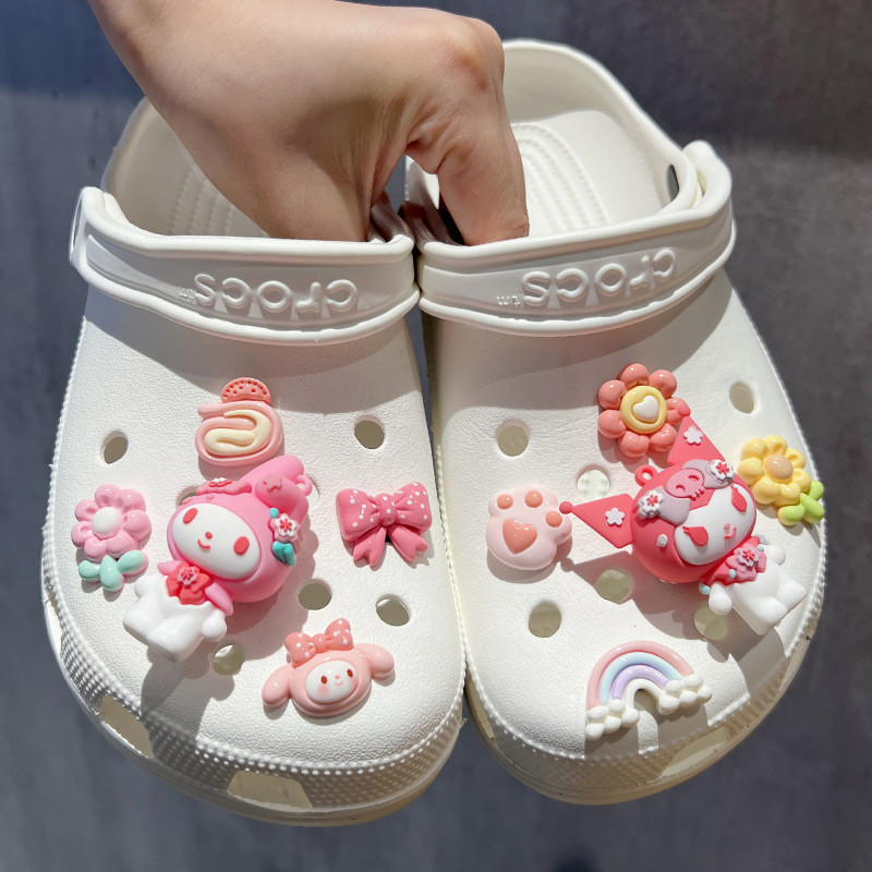 Cartoon Kuromi Cinnamoroll Jibbitz for Crocs Anime Jibitz Charm Sanrio ...