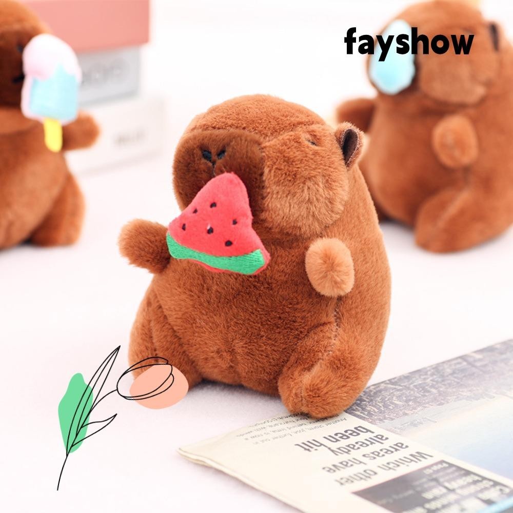 FAYSHOW Plush Capybara Keychain, Snot-Pulling Cartoon Simulation ...