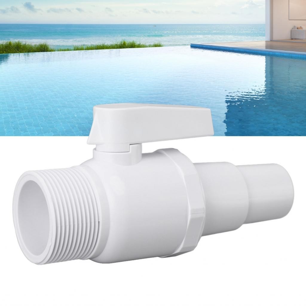 Dkkioau Flexible Pool 2 Way Ball Valve for Above Ground Pump Econoline ...