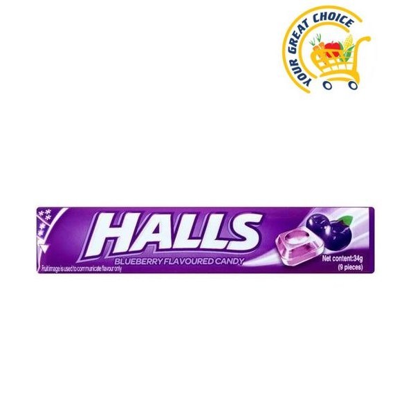 Halls Stick Blueberry 34g | Shopee Malaysia