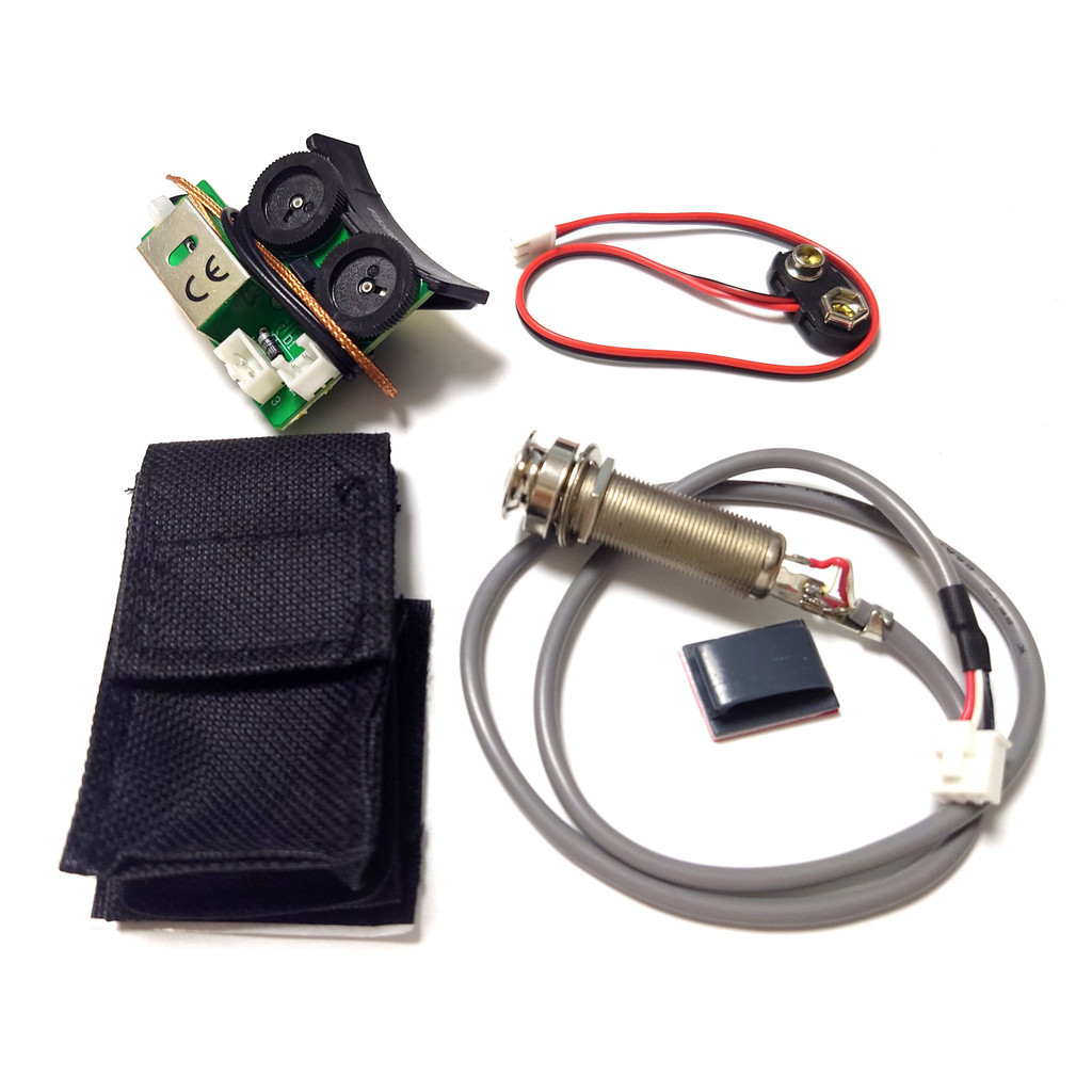 Fishman Presys VT1 Acoustic Mic Blend Guitar Preamp EQ DIY Tuner Piezo ...