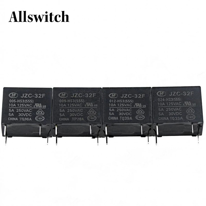 Original JZC Relay JZC-32F HF32F JZC-32F 4Pin 5Pin 5V 12V 24V | Shopee Malaysia